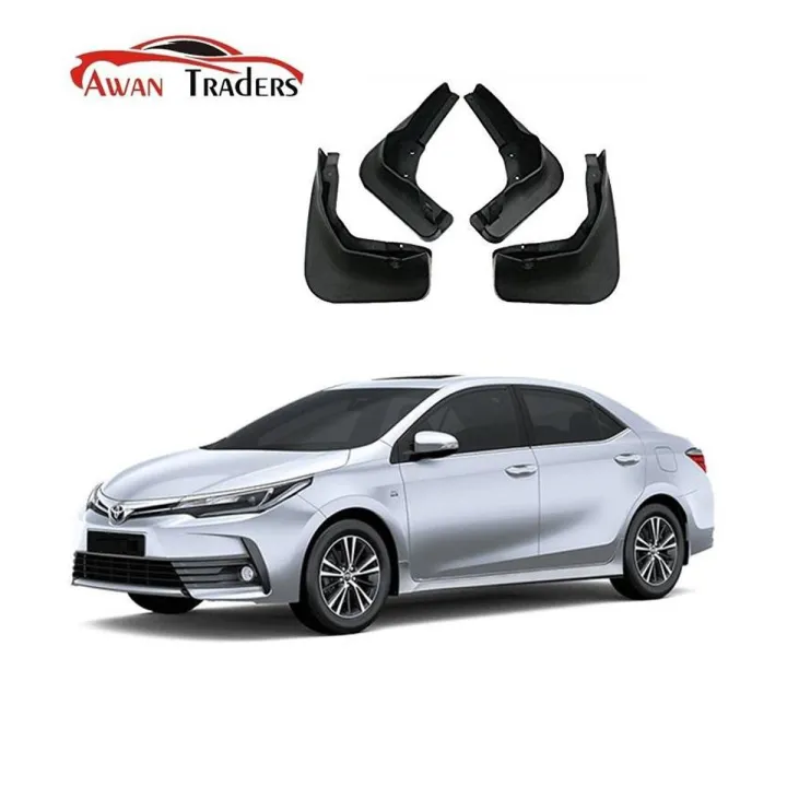 Mudflap For Toyota Corolla 2015 - 2019 - Mud Flap Set | Daraz.pk