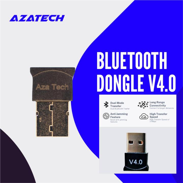AzaTech Bluetooth USB Dongle USB Bluetooth Adapter Wireless Transmitter ...