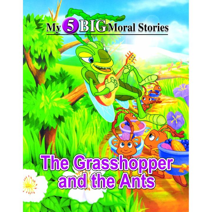 The Grasshopper And The Ants ( My 5 Big Moral Stories ) | Daraz.pk