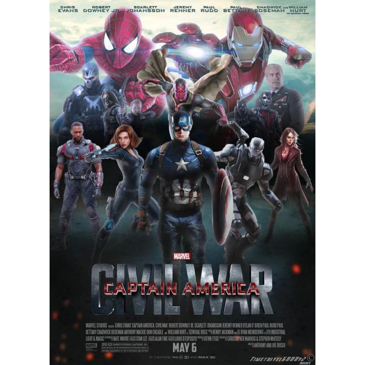 Captain America by the Marvel MCU Multiverse Fan Posters Vinyl Paper ...