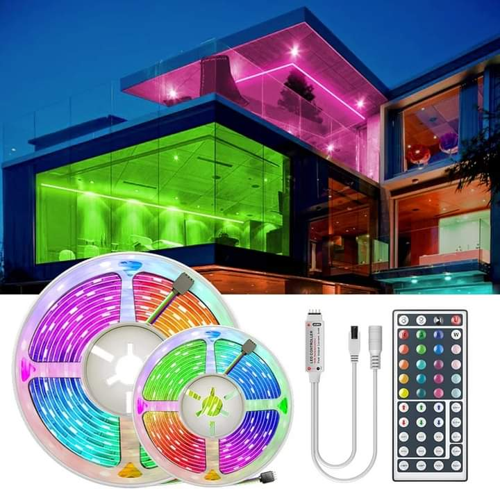 LED Strip SMD With Remote Control 5 meter length , USB RGB LED Strip ...
