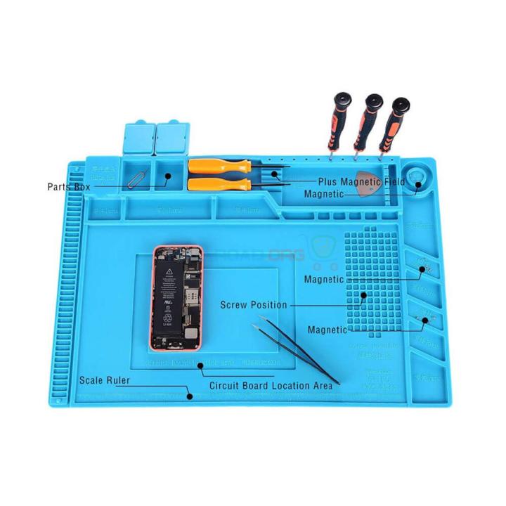 Soldering Mat Mobile Repair Desk Mat Welding Pad Repair MAT Kit Heat ...