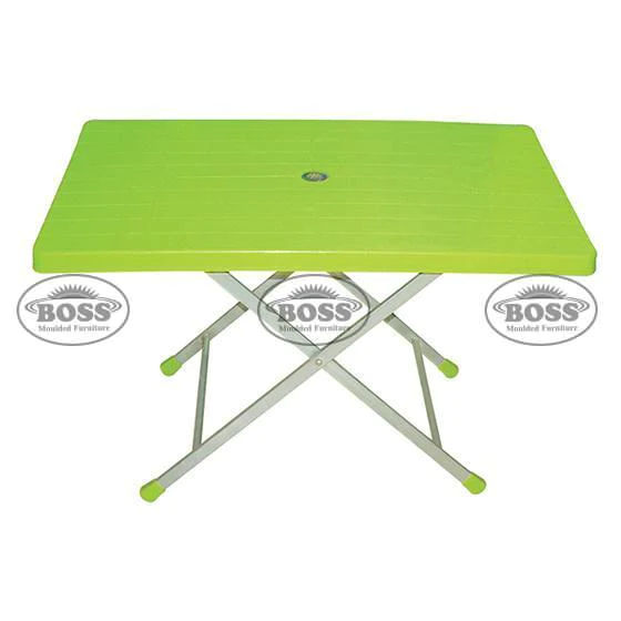 Steel Plastic Square Folding Table, Boss BP-214-S, 2 x 3. | Daraz.pk