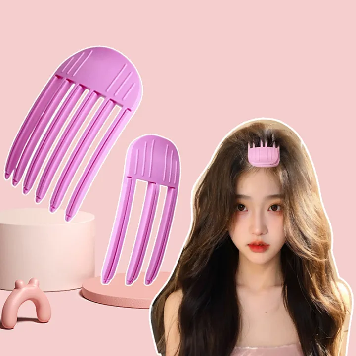Fluffy Hair Roots Clips Comb Plastic Wind Sculpting Combs Hair Styling ...