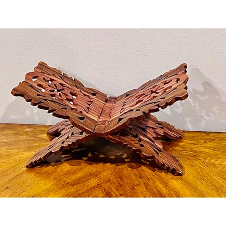 Handcrafted Wooden Rahal for Quran Pak | Quran Stand | Islamic Book ...