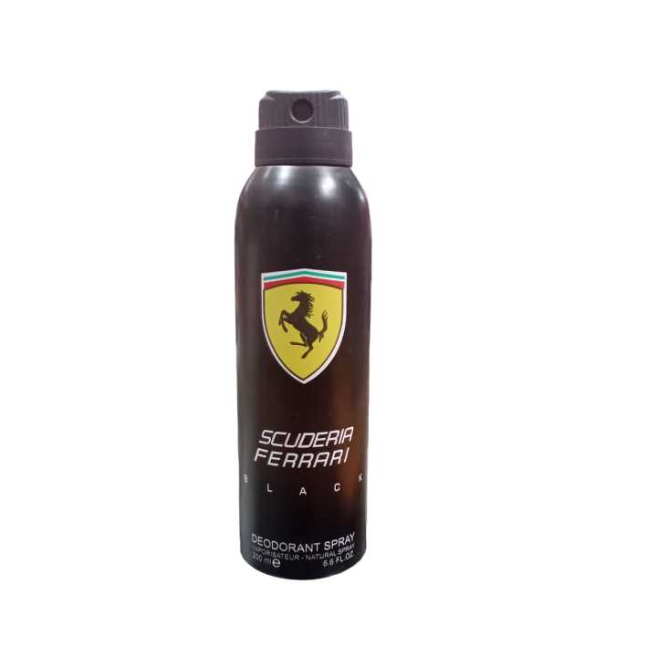 SCUDERIA FERRARI Black Body Spray For Men 200ml | Daraz.pk