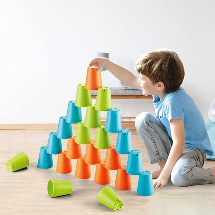 QUICK STACK CUP BLOCKS 3 IN 1 KIDS EDUCATIONAL TOYS | Daraz.pk