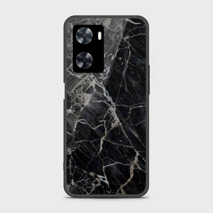Oppo_ A77s Cover- Black Marble Series - HQ Ultra Shine Premium Infinity ...