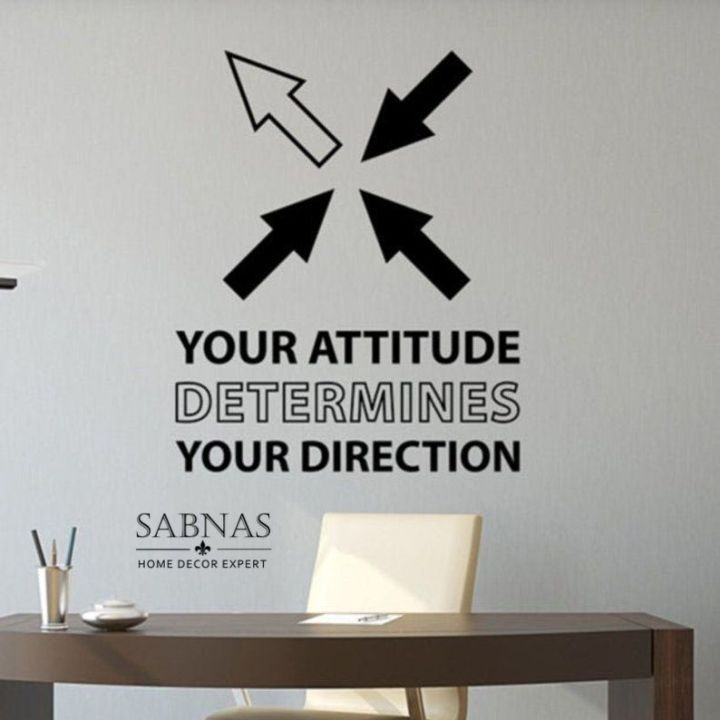 Sabnas Attitude Determine Action Wall Decal Sticker Vinyl 12 X 9 Inches ...