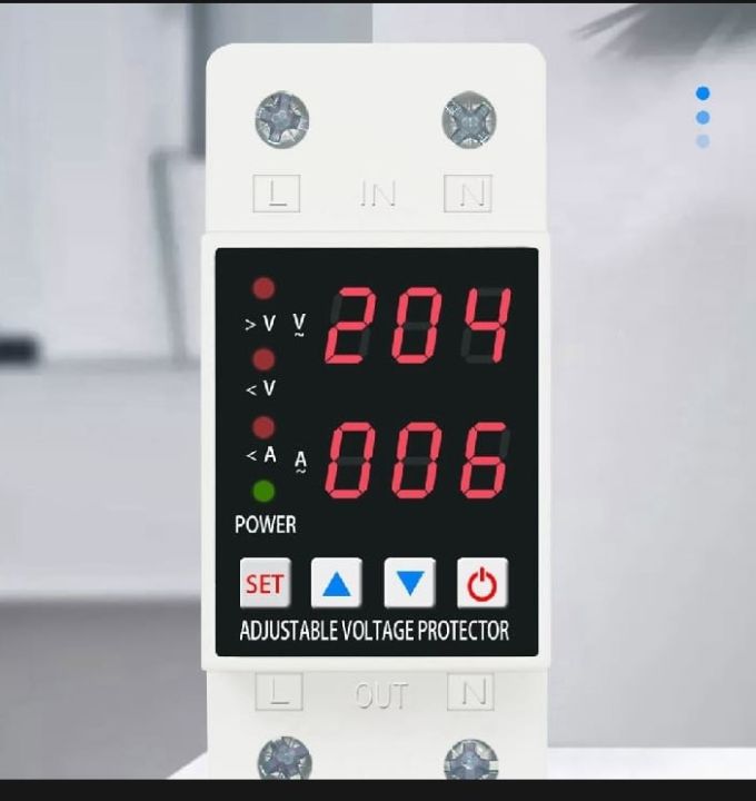 Adjustable over Voltage current relay and under voltage protective ...