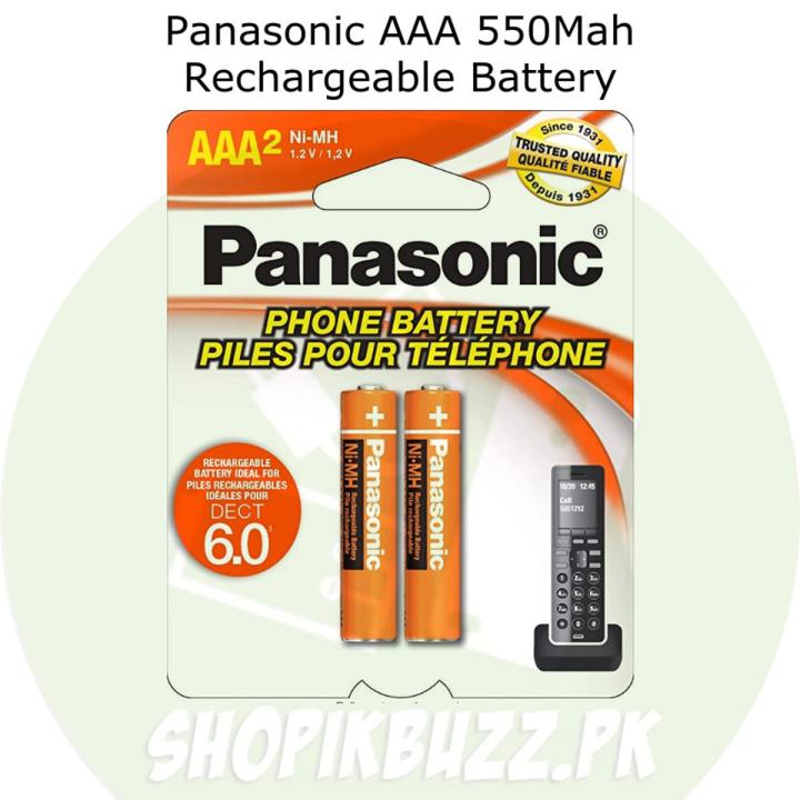 (Pack of 2) AAA Rechargeable Cell Battery 550mah Ni-MH | The Hope Store ...