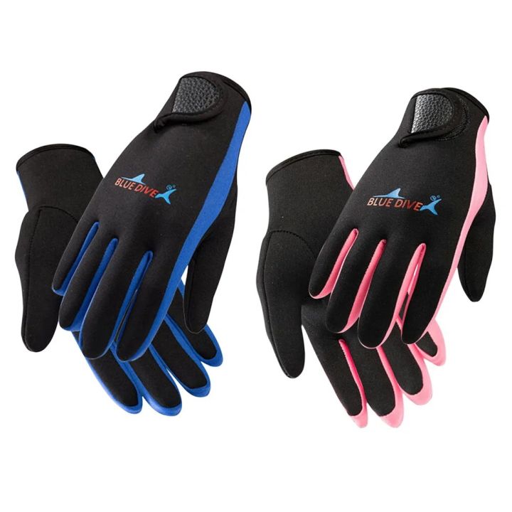1.5mm Neoprene Swimming Diving Gloves Snorkeling Surfing Water Sports ...