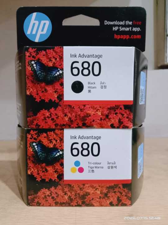 HP 680 Black & Color Original Ink Advantage Cartridge SET | Daraz.pk