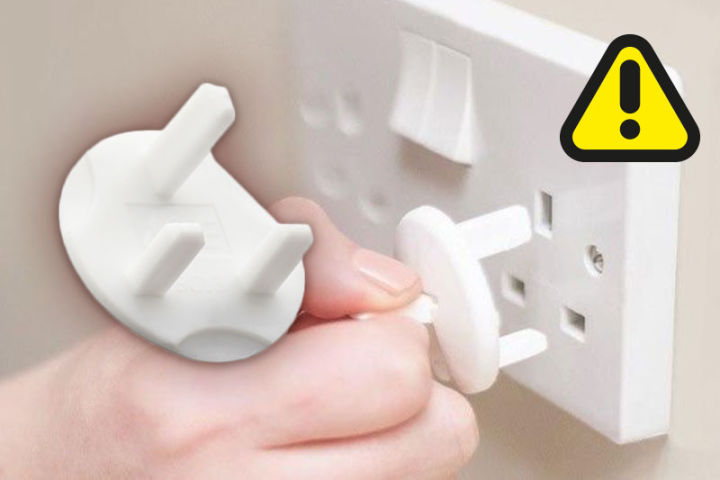 Pack of 6 ShowCase Socket Cover – Child Safety Socket Protector & Baby ...