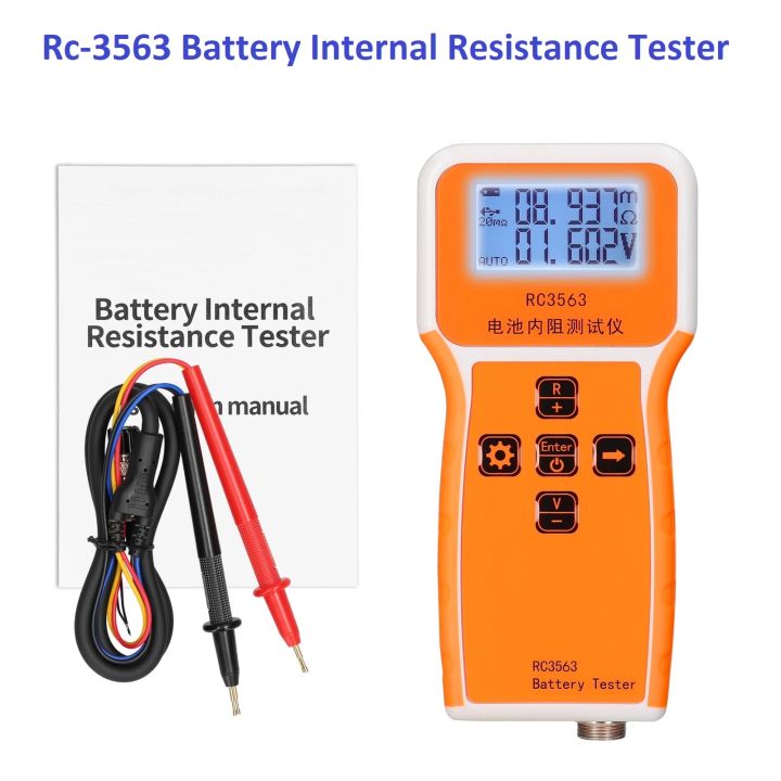 WikiTech High-Precision Handled RC3563 IR Internal Resistance Meter ...