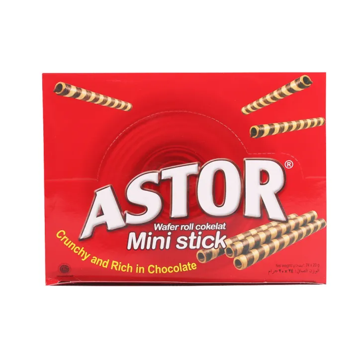 Alfatah Mall Al-Fatah Mall - ASTOR WAFER STICK MINI CHOCOLATE 20 GM-BOX ...