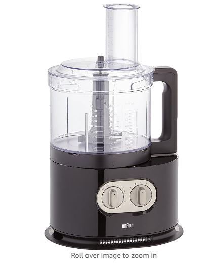 Braun 1000 Watts Identity Collection Food Processor - Black - FP5160BK ...