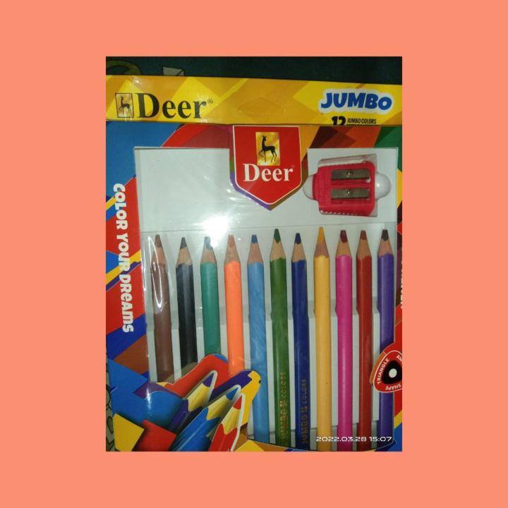 Jumbo pencil colours poly wood mentioned full size pencil colours ...