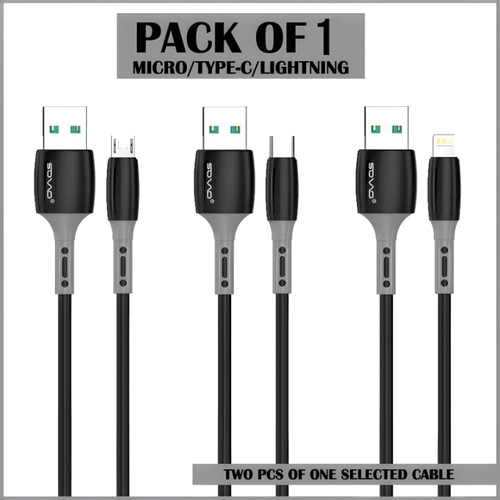 Quick Charging High-Quality Cable Micro, Type-C, And Lightning Cables 1 ...