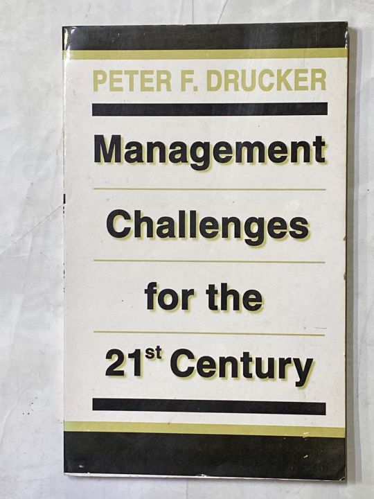 MANAGEMENT CHALLENGES FOR THE 21st CENTURY BY PETER F DRUCKER | Daraz.pk