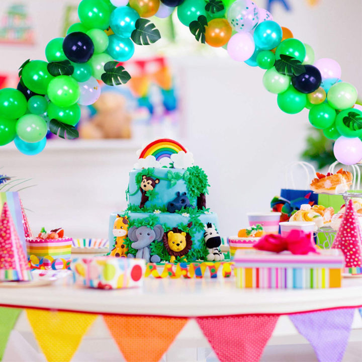 New Collection· 142pcs/set Jungle Tropical Theme Party Arch Forest ...