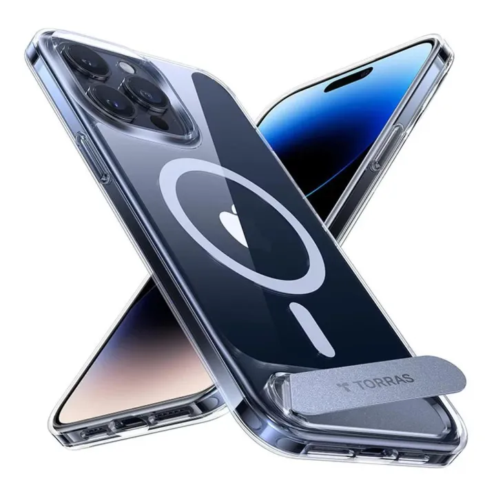 Torras UPRO Pstand Series Magsafe Compatible Phone Case for iPhone 15 ...