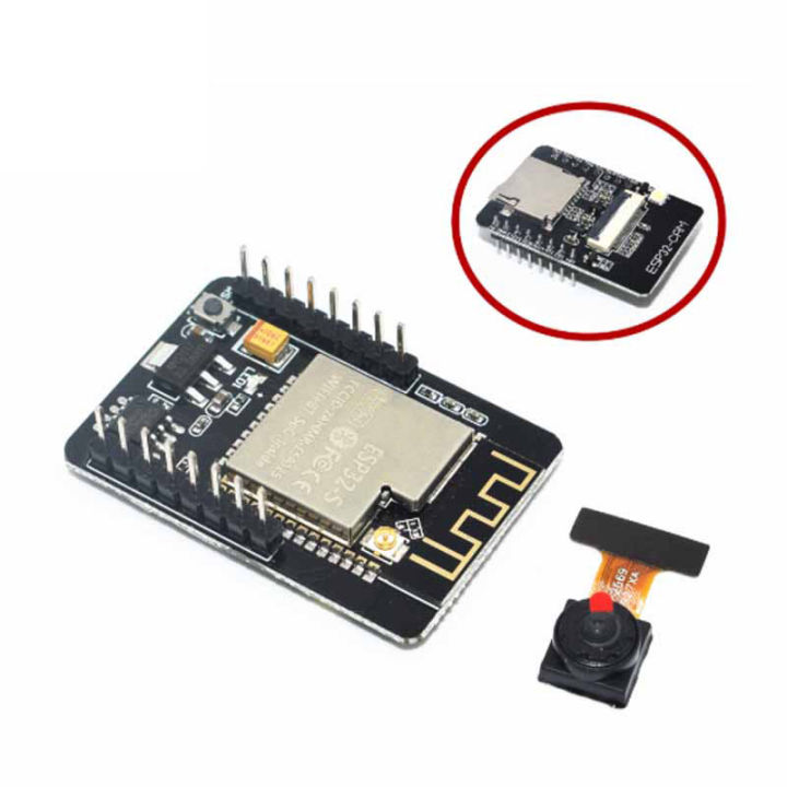 ESP32-CAM WiFi + Bluetooth Module Camera Module Development Board ESP32 with Camera Module ...