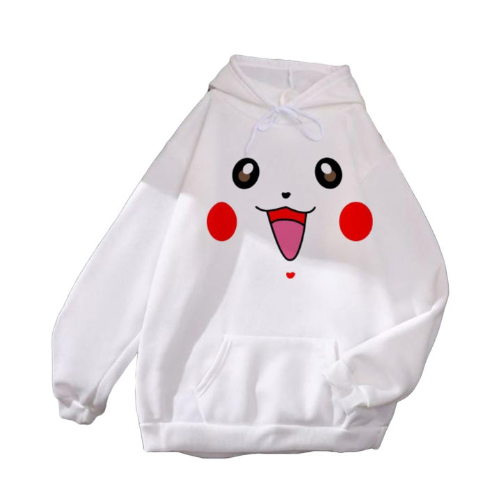 Pikachu New Hoodie Printed Kangaroo Pocket Drawstring Pullovers ...