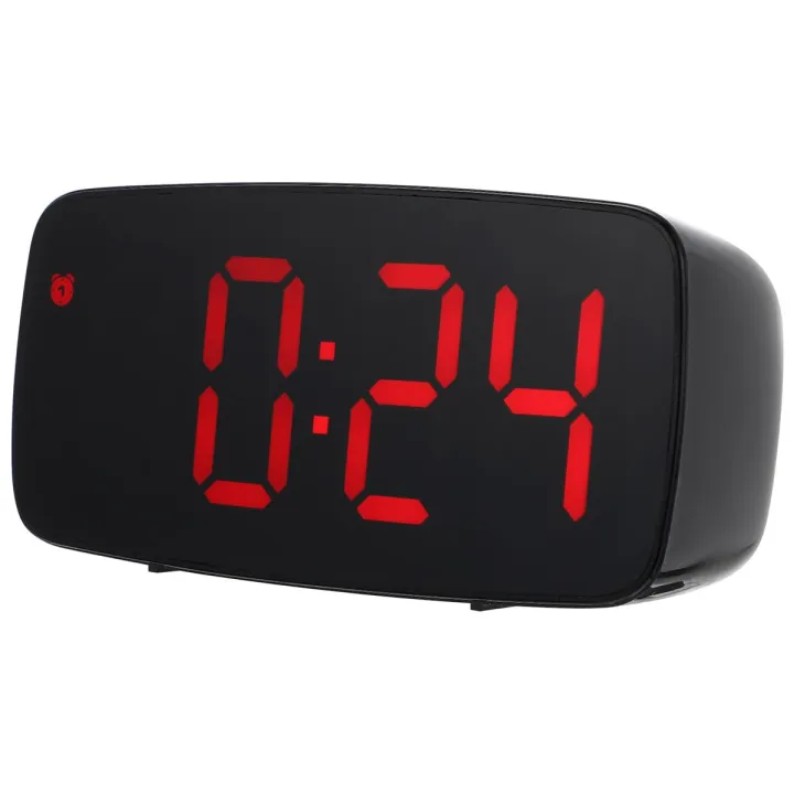 Clock Alarm Digital Led Display Timer Desk Bedroom Travel Electronic ...