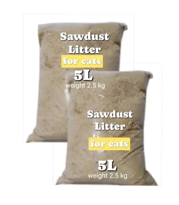 Wood cat litter Clumpy Sawdust 2.5 kg (5L) | Daraz.pk