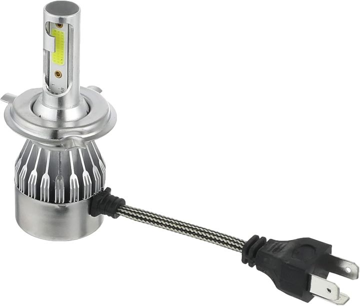 1 pcs bike Led Headlight C6 H4 White Led | Daraz.pk