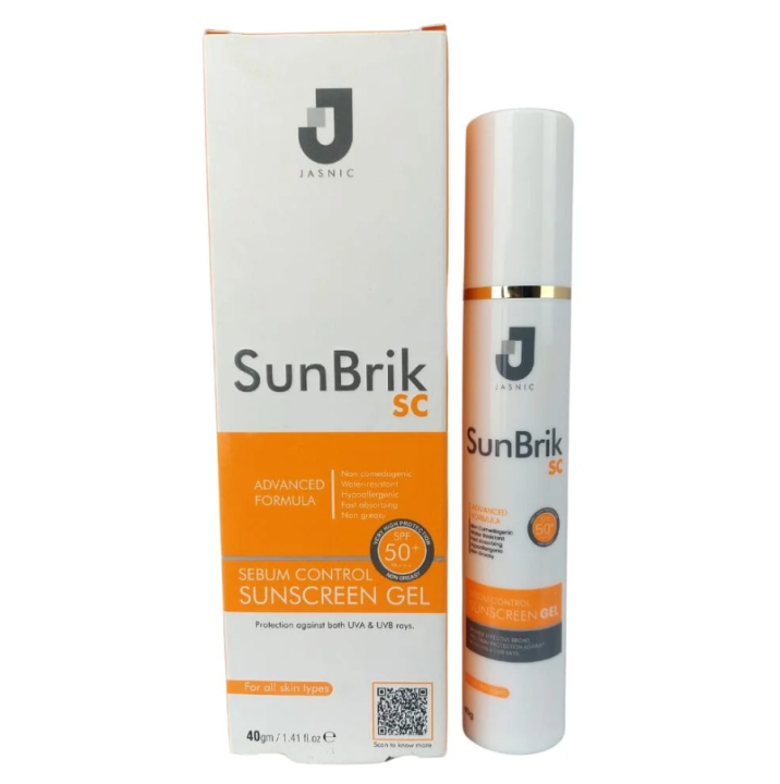 Jasnic SunBrick Sunscreen Cream SPF 50 – Broad Spectrum UVA/UVB ...