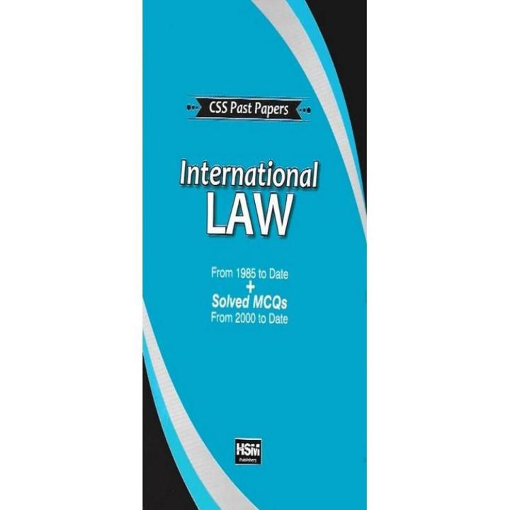 CSS Past Papers International Law | Daraz.pk