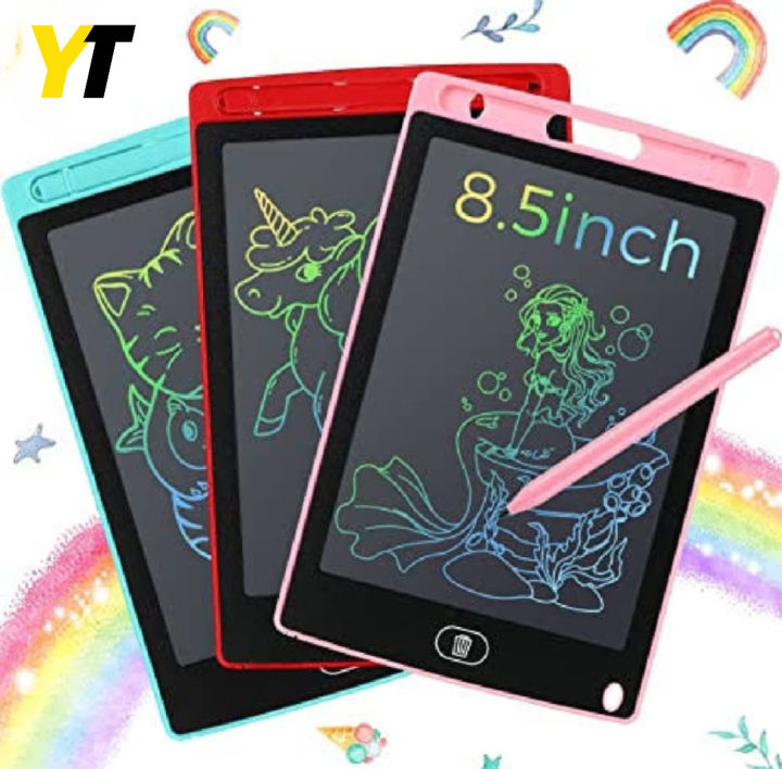 10 Inch LCD Writing Tablet – Multicolor Screen Digital Drawing Pad for ...