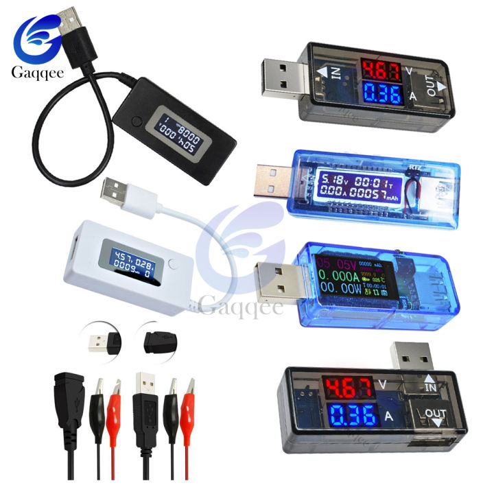 Usb Tester Dc Digital Voltmeter Lcd Current Voltage Charger Tester ...