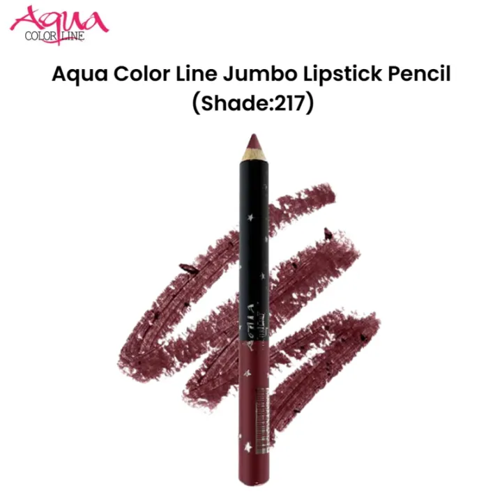 Aqua Color Line Jumbo Lipstick Pencil (Shade:217) | Daraz.pk