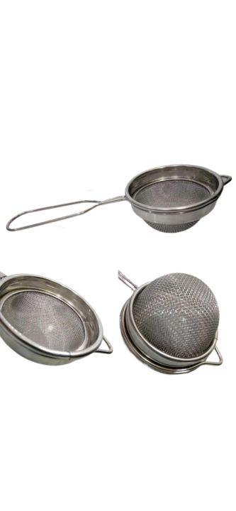 Strainer- Tea strainer- Steel Mesh Tea Stainer ( Double Jali) | Daraz.pk