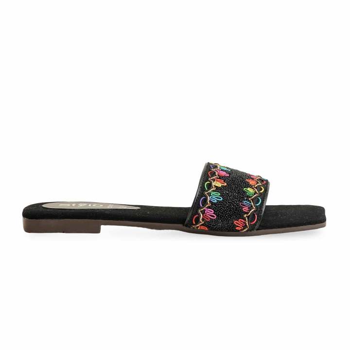 Stylo Black Casual Slipper CL1917 Black Slippers For Women / Women ...