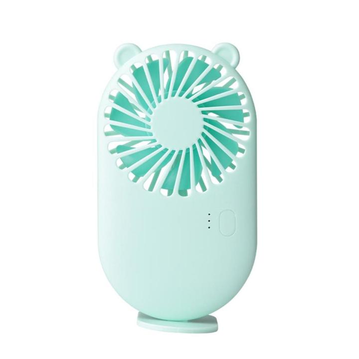 Cute Portable Mini Fan Handheld USB Chargeable Desktop Fans 3 Mode ...