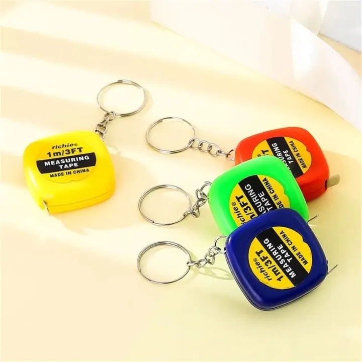 3ft inches tape Ruler keychain Ruler Mini Tape Measure Multicolor With ...