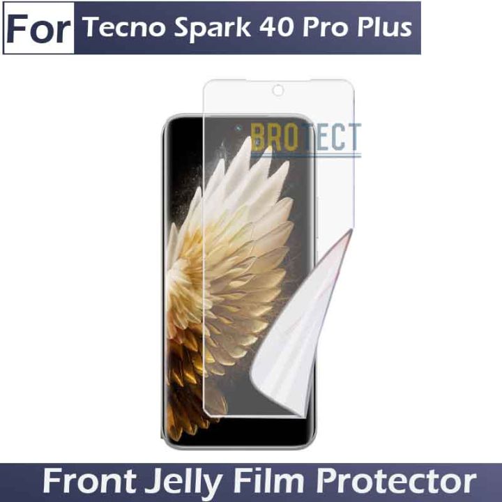 Tecno Spark 40 Pro Plus Front Jelly Protector Soft Film Protection ...