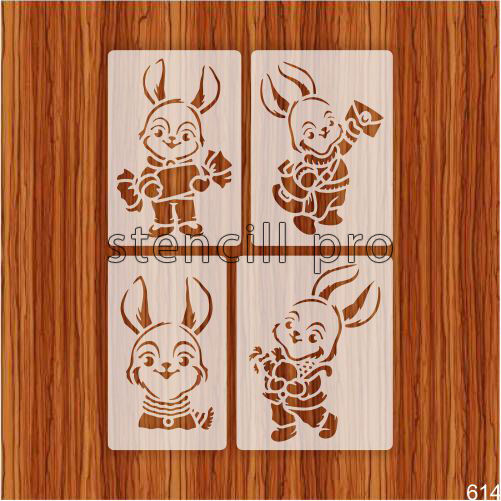 Beautiful Rabbit Stencil Painting for Drawing Templates Tool | Daraz.pk