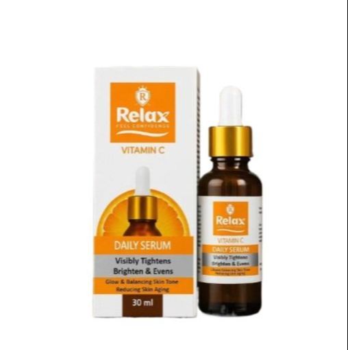 Relax Face Serum 30ml Vitamin C Brightening Serum + 2% Alpha Arbutin ...