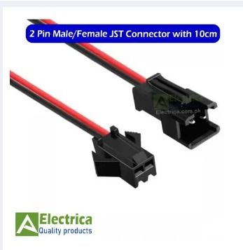 Pack of 5/10/20 Pairs JST-SM 2-Pin Male/Female Connectors with 20AWG ...