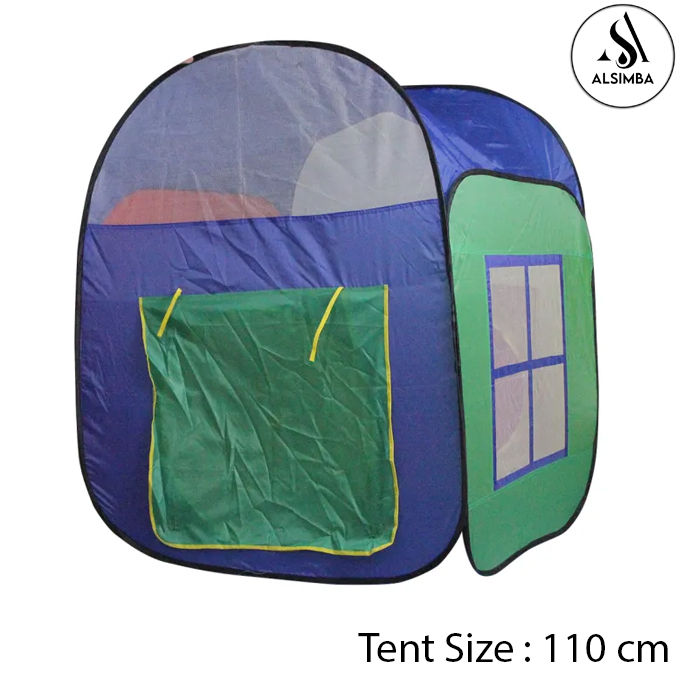 Alsimba Fold-and-Play Kids' Tent - Portable, Stable Design - 2 Support ...