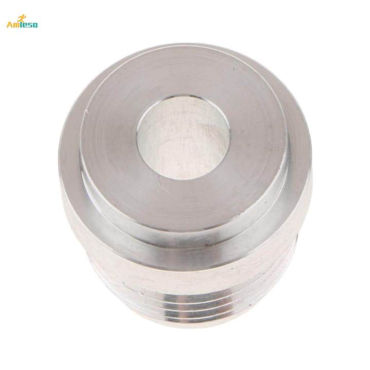 Silver Straight Male Weld On Bung Oil/Fuel Hose 8 AN Fitting Adapter ...