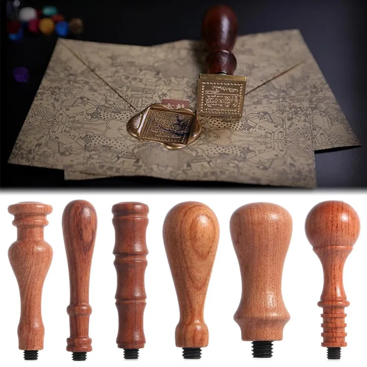 Envelope Printing DIY Craft Wood Color Wood Handle Paint Seal Wax ...