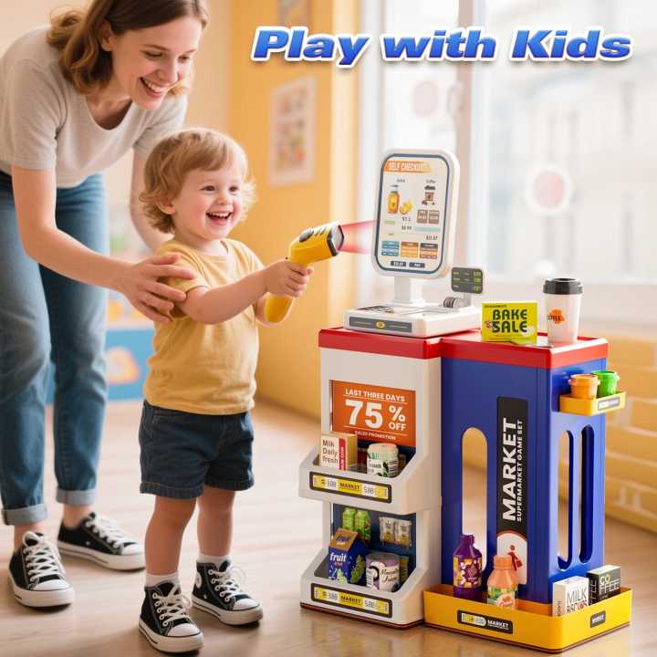 Odeez Pretend Play Realistic Shopping Fun Supermarket Set - 149 | Daraz.pk