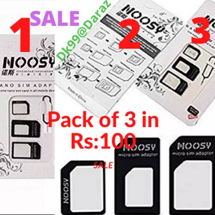 Noosy - 4 in 1 - Sim Card Adapters-Sim Card Adapter White Kit(4 in 1 ...