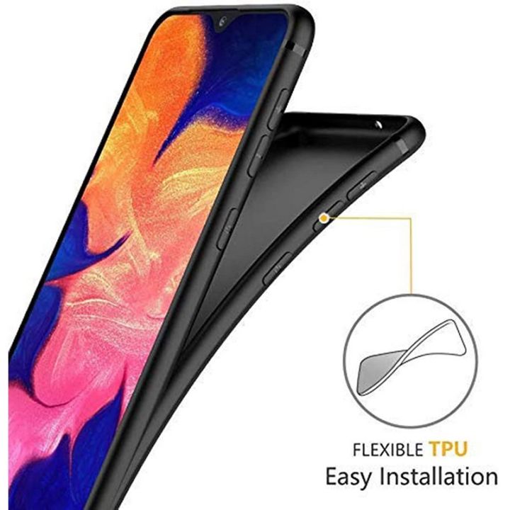 Samsung A10 Black Soft Silicon Back Cover | Daraz.pk